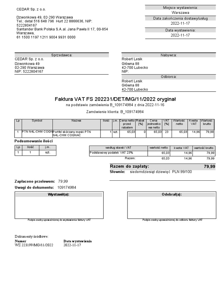 Dokument - FS 202231 - DET - MG - 11 - 2022 | PDF