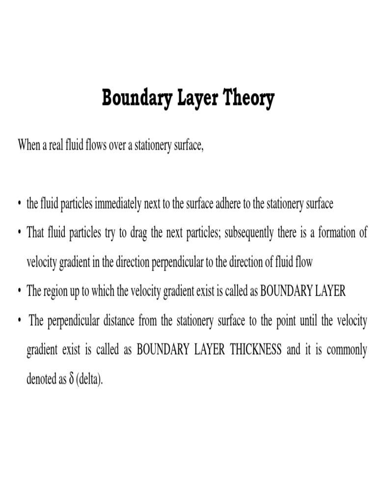 Lecture-Oct-2022-Boundary-Layer | PDF | Boundary Layer | Fluid Dynamics