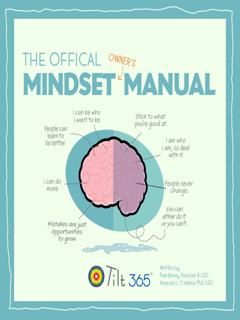 Mindset Manual | PDF | Mindset | Goal