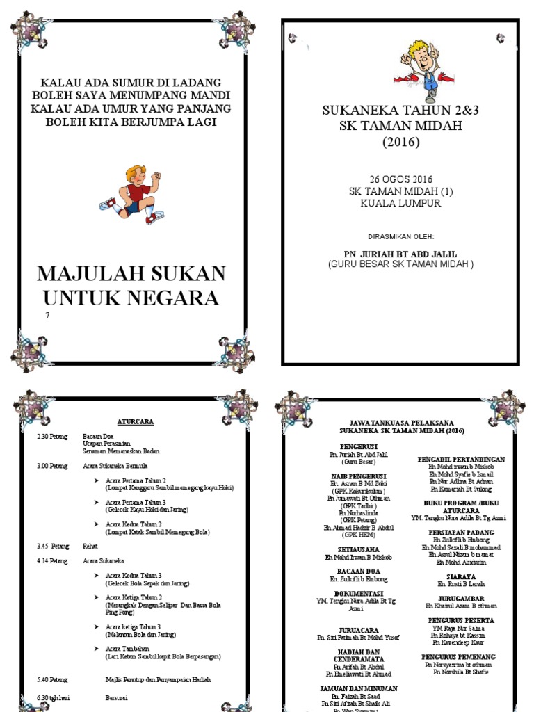 Buku Program Sukaneka | PDF