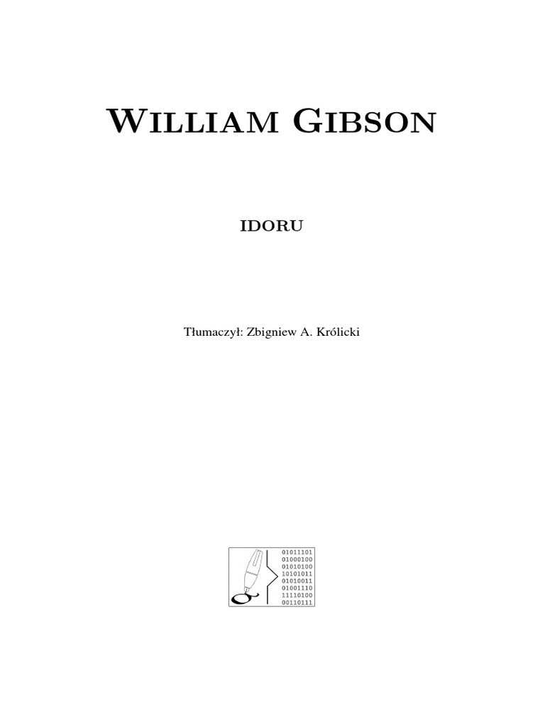 Gibson William - Idoru | PDF