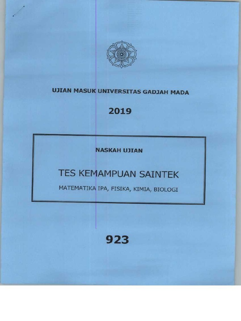 TK Saintek 923 | PDF