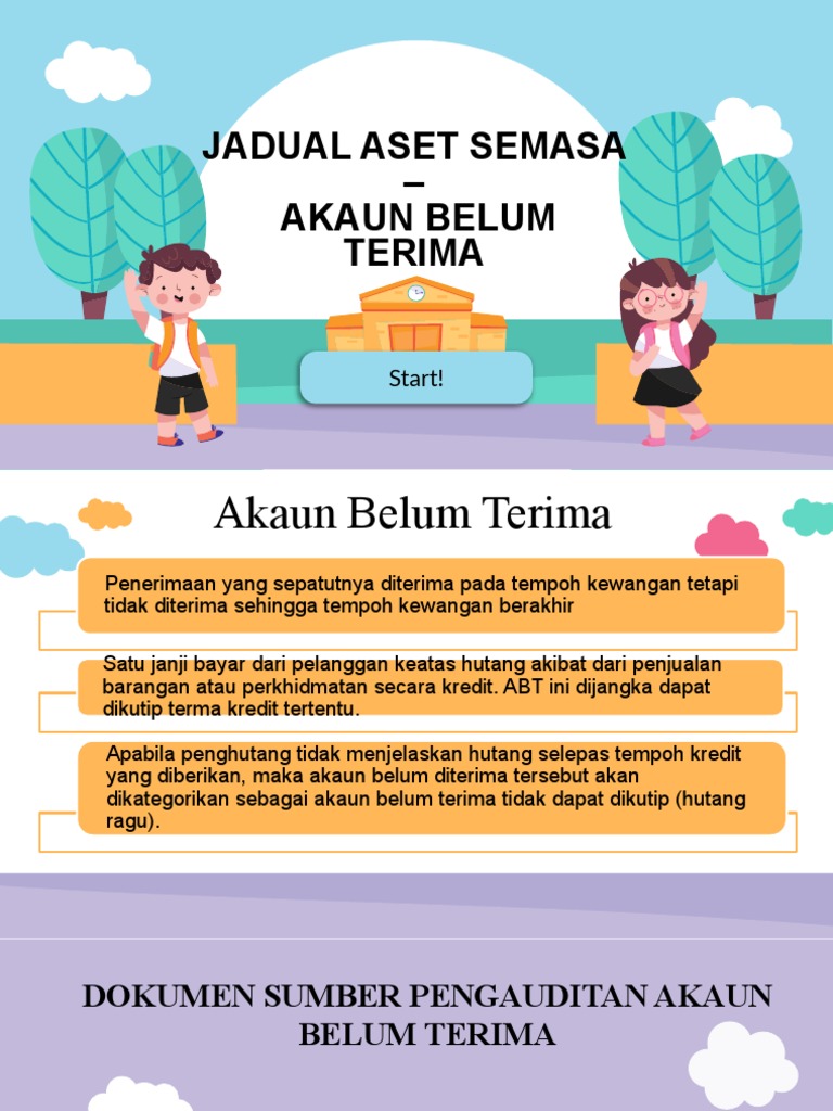JADUAL ASET SEMASA - AKAUN BELUM TERIMA | PDF