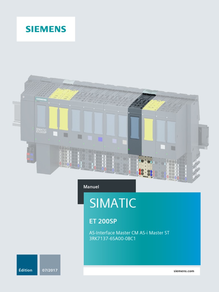 CM AS-i Master ST ET200SP Manual 2017-07 FR-FR | PDF