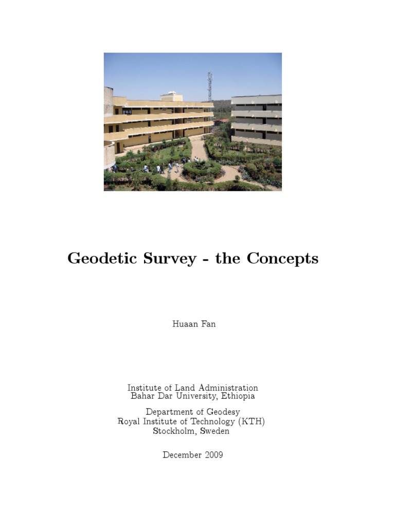 Geodetic Surveying | PDF | Matrix (Mathematics) | Trigonometric Functions