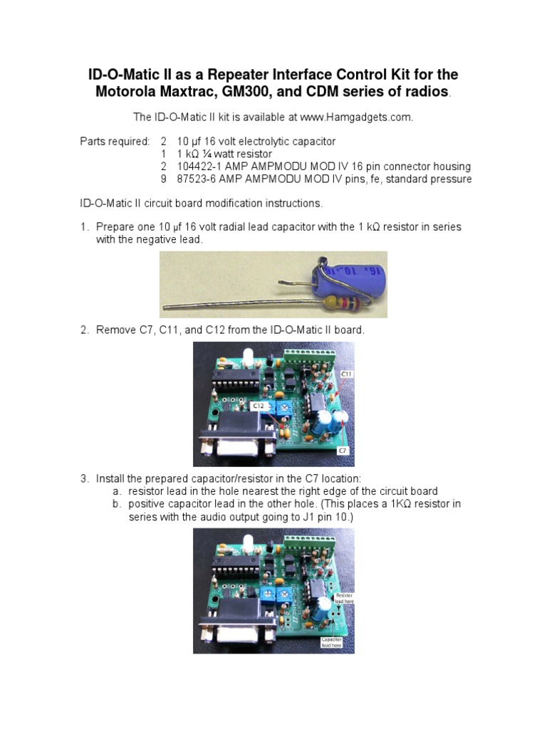 Id o Matic Rick Rev2 | PDF