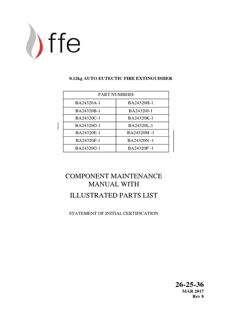 CMM 26 25 36 Rev 8 Dated March 2017 | PDF | Valve