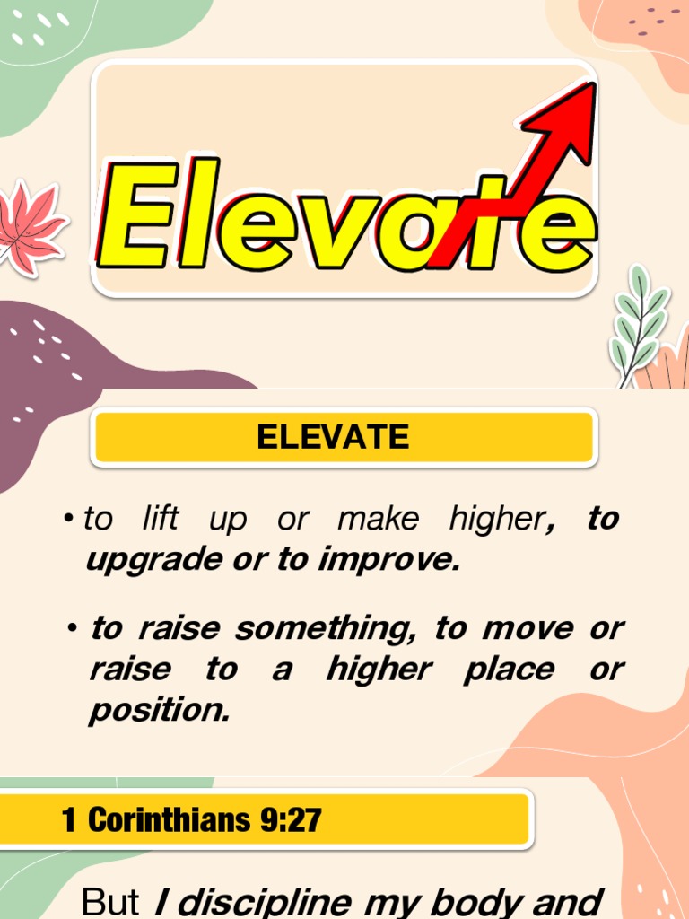 Elevate | PDF | Jesus | Theology