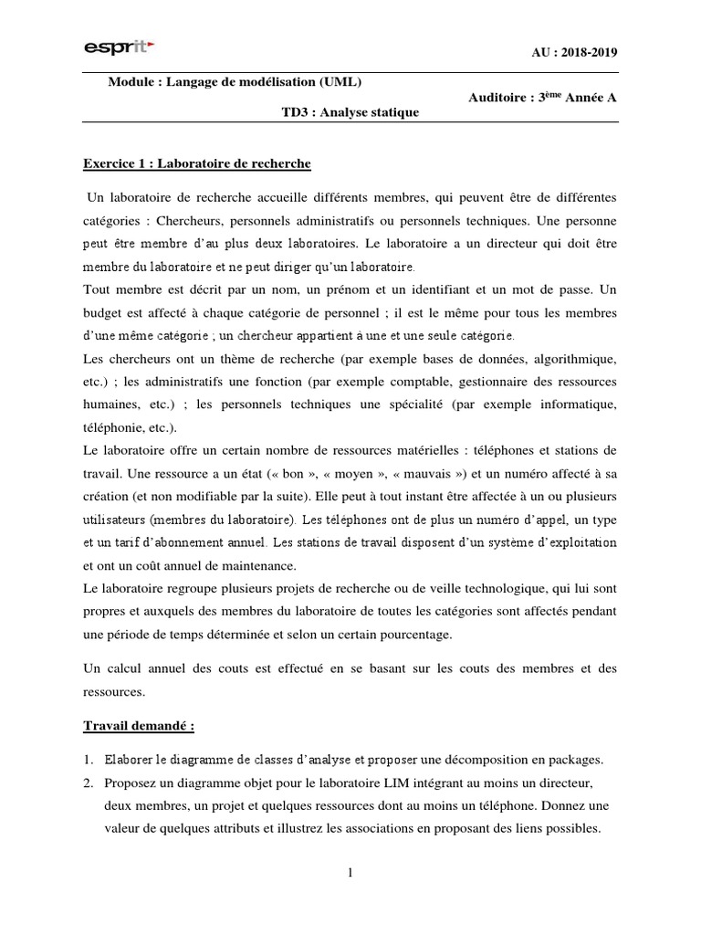 TD 3 Analyse Statique | PDF | Informatique