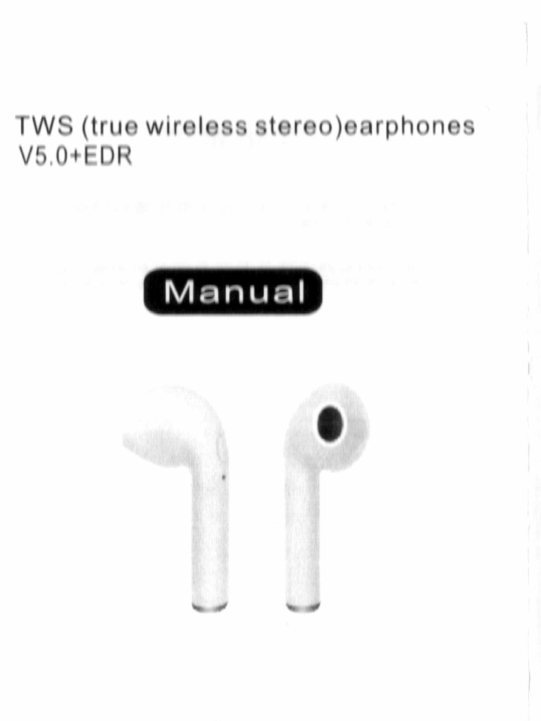 Fone Bluetooth TWS V5.0+EDR | PDF