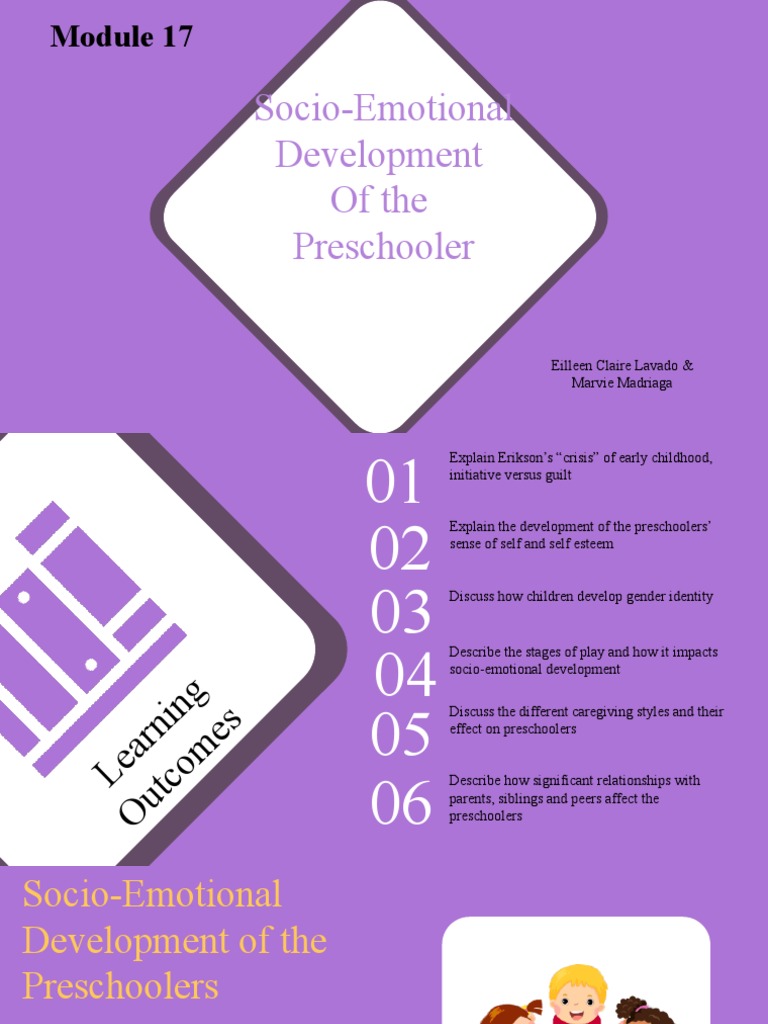 Socio-Emotional Development of The Preschoolers ECL | PDF | Self ...