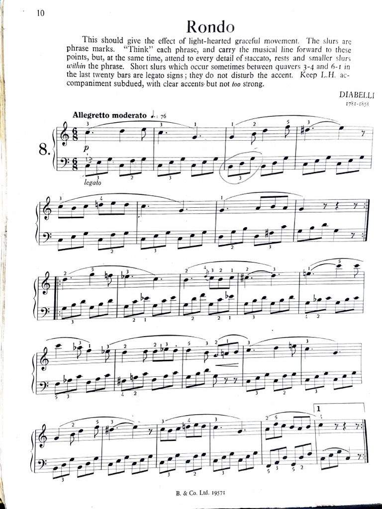 Rondo Diabelli | PDF