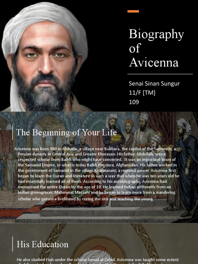 Biography of Avicenna - Senai Sinan Sungur | PDF | Science | Logic