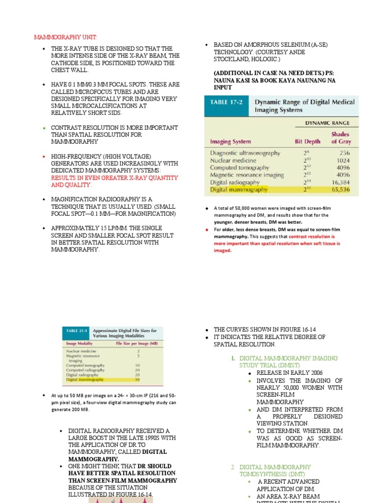 Mammography Unit | PDF | Mammography | X Ray