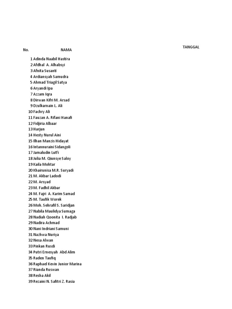 Absen Osis | PDF