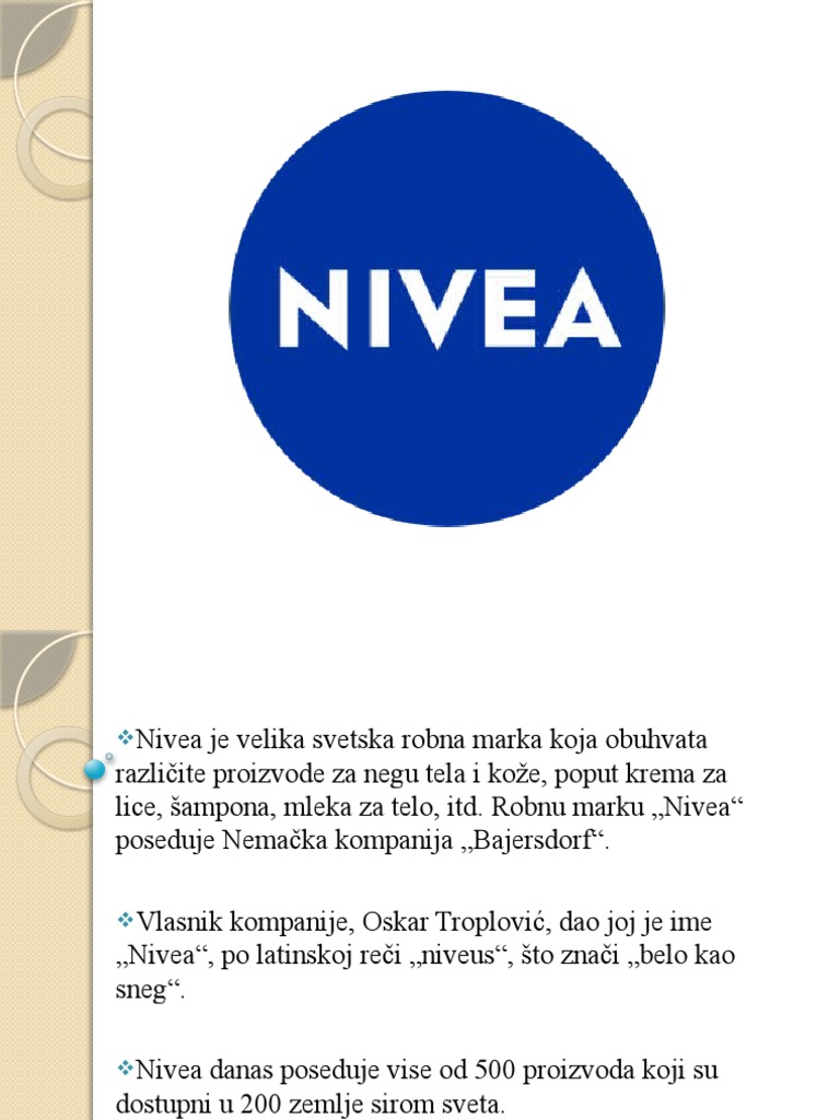 Nivea Brend | PDF