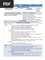 Planeacion de Ingles 3-PREESCOLAR | PDF | Educación de la primera ...