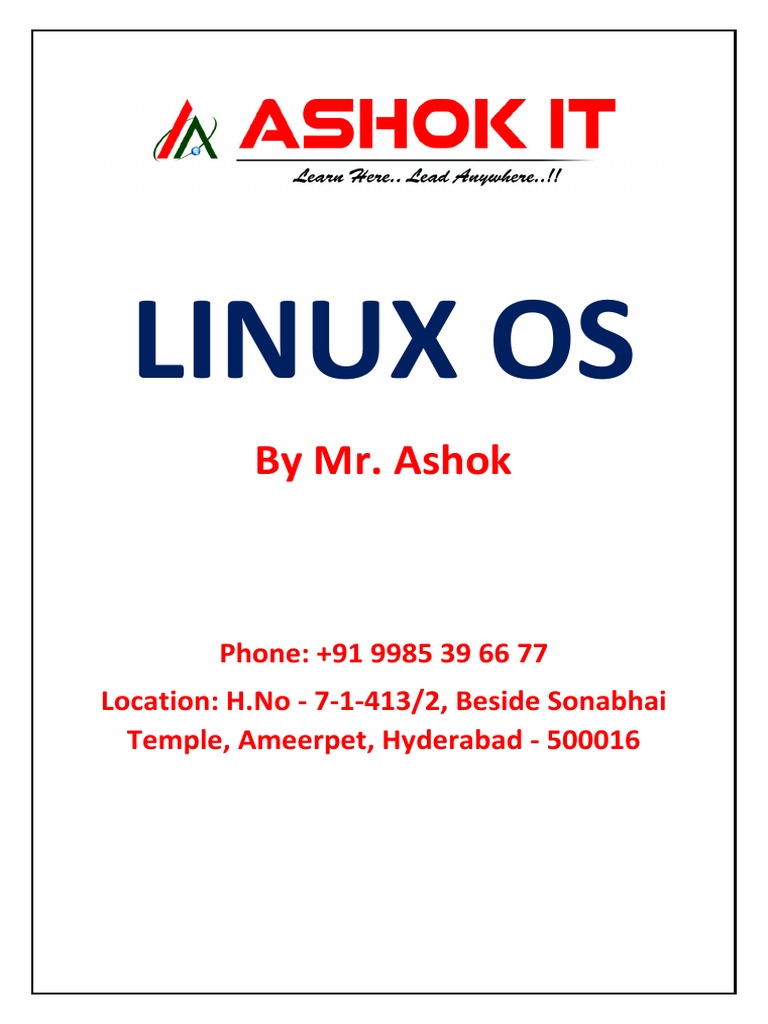 Linux OS Guide | PDF | Operating System | Linux