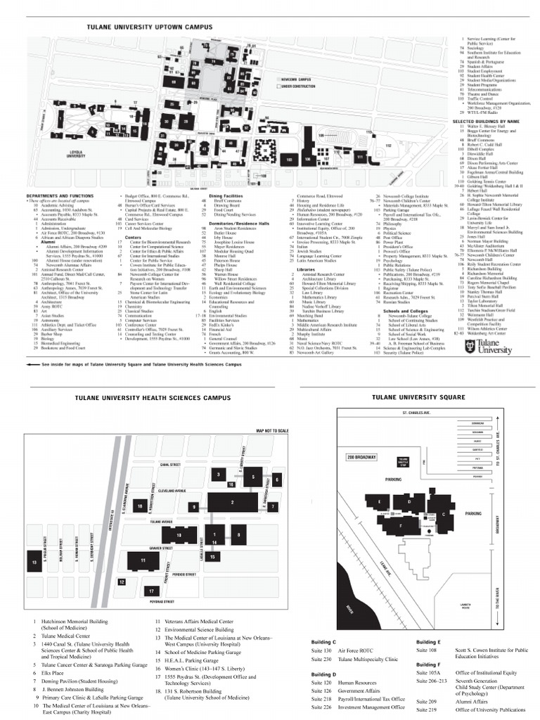 Tulane MAP | PDF