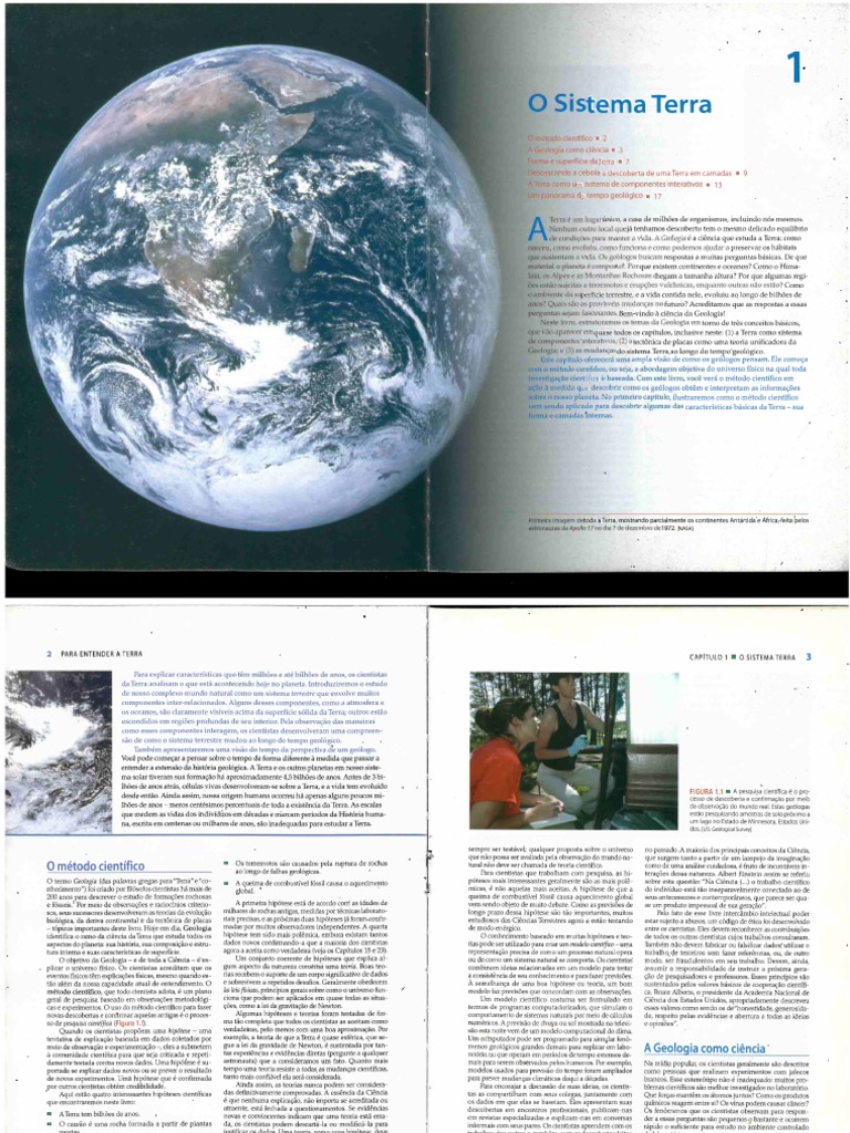 Para Entender A Terra Cap1 | PDF | Science | Terra