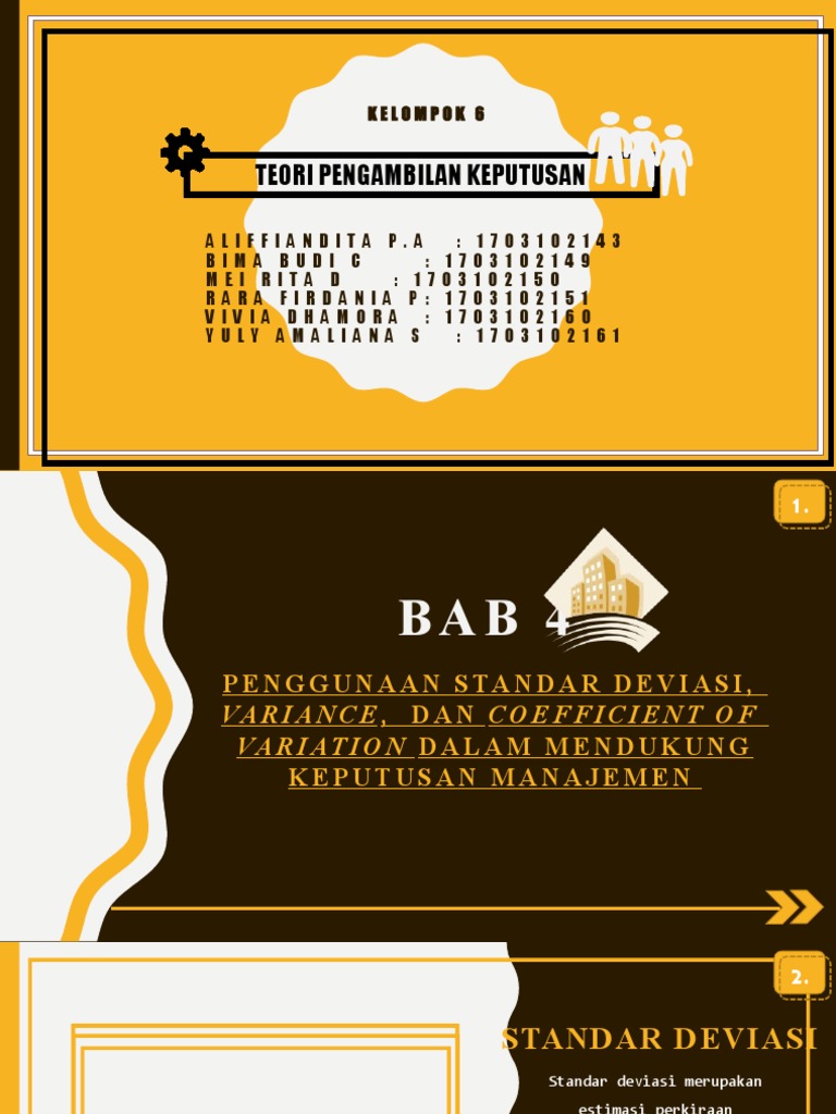 (KELOMPOK 6) BAB 4 - Penggunaan Standar Deviasi | PDF