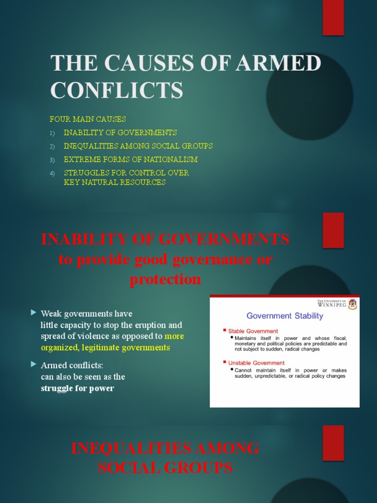 Causes of Armed Conflict | PDF