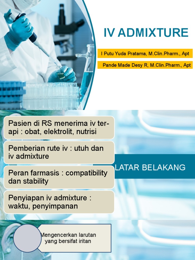 IV Admixture | PDF