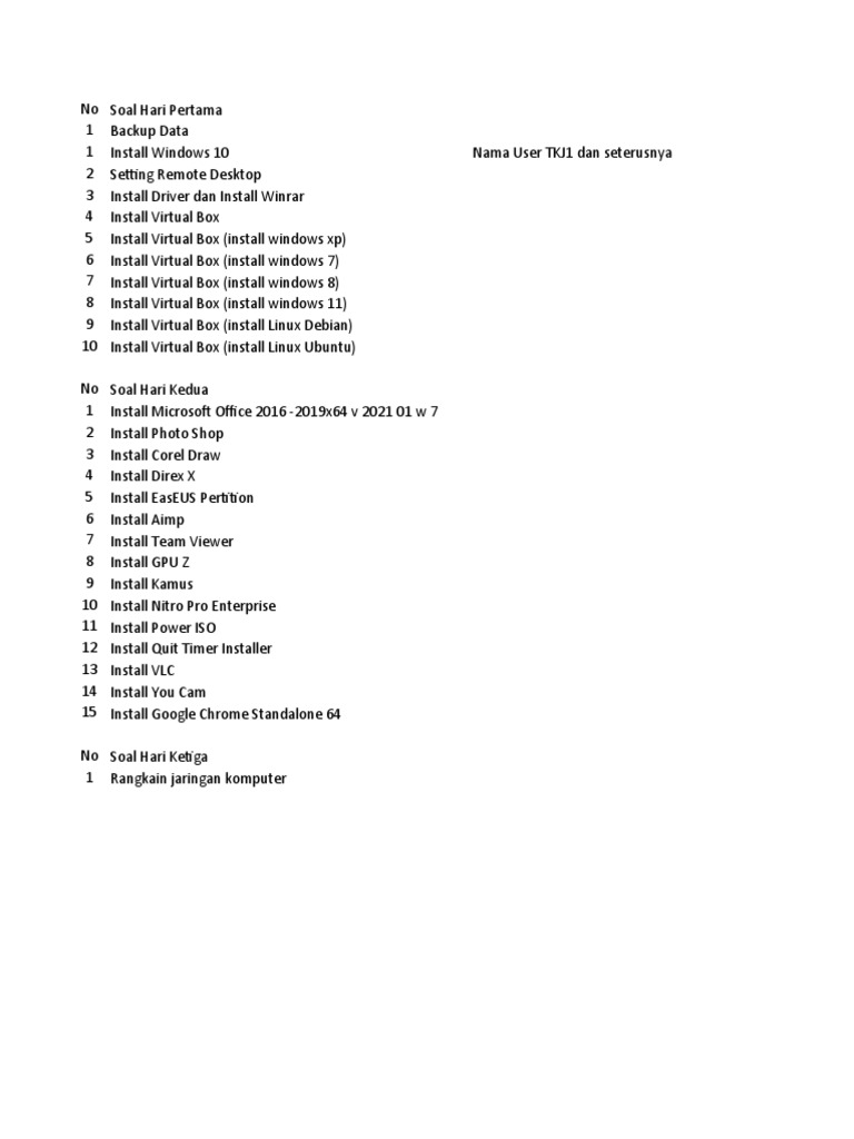 IT Setup and Software Installation | PDF