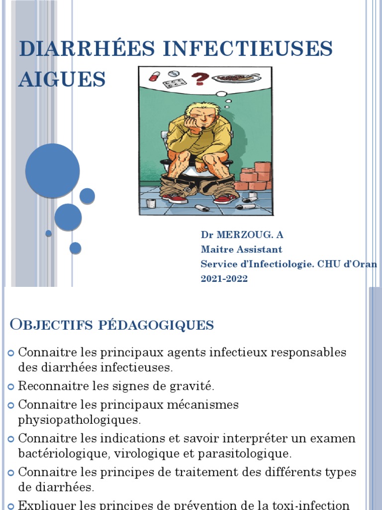 10 - Diarrhées Infectieuses Aiguës | PDF | Intoxication alimentaire ...