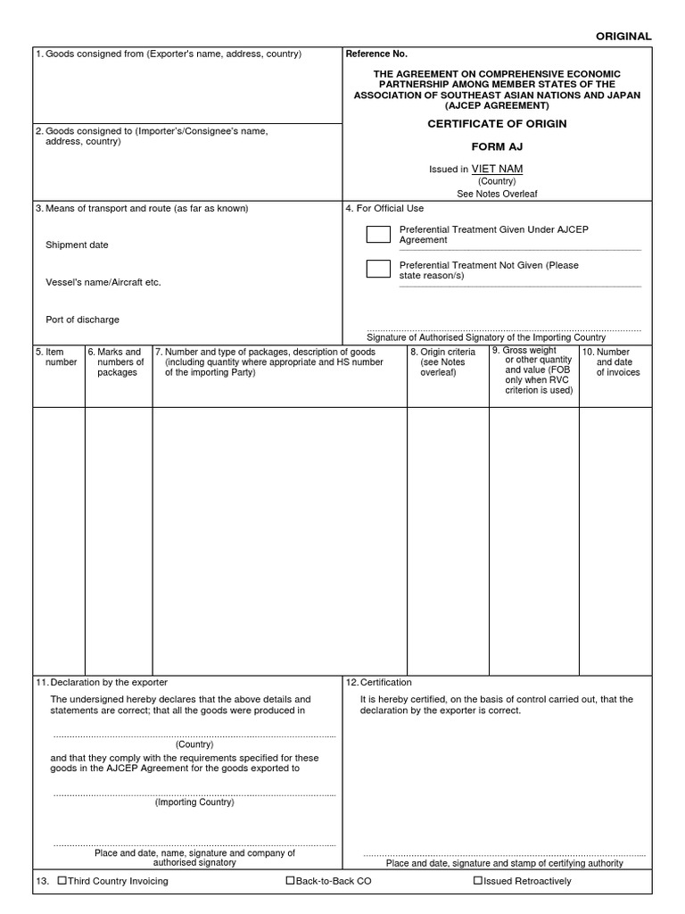 Form AJ | PDF | Trade