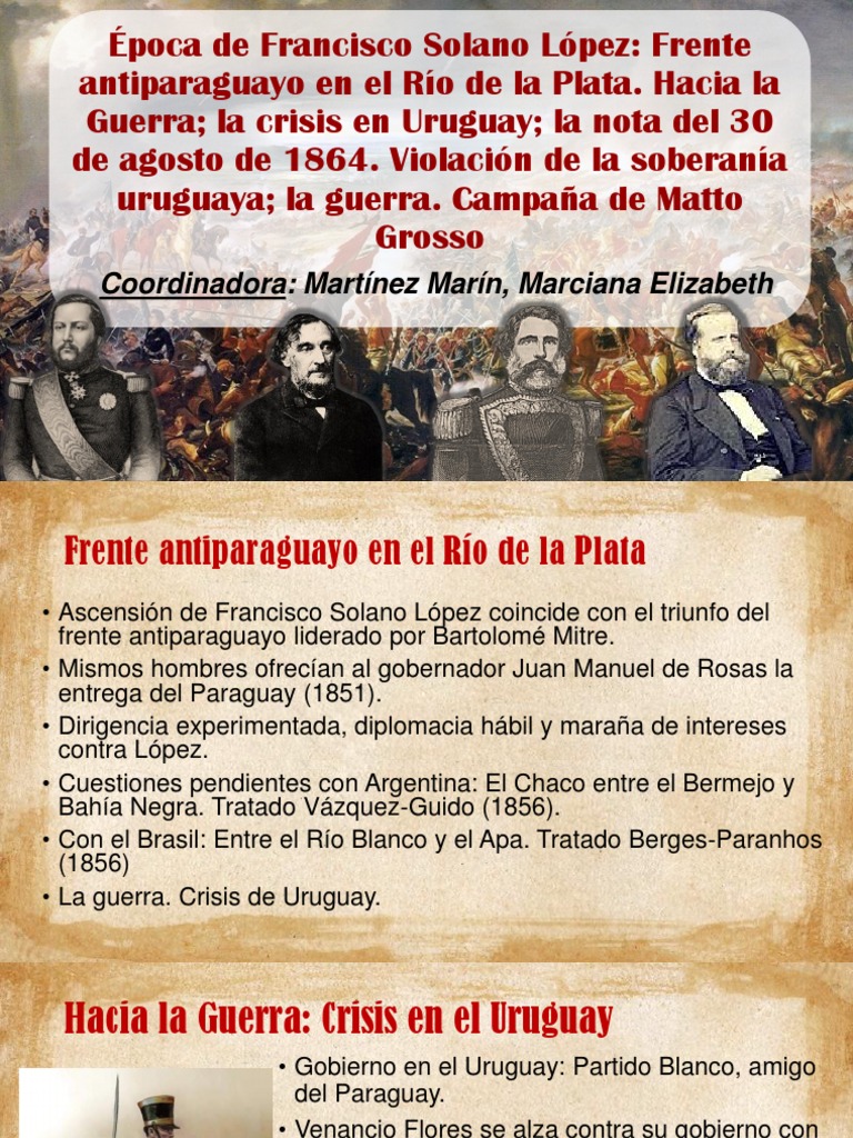 Época de Francisco Solano López | PDF | Relaciones Internacionales ...
