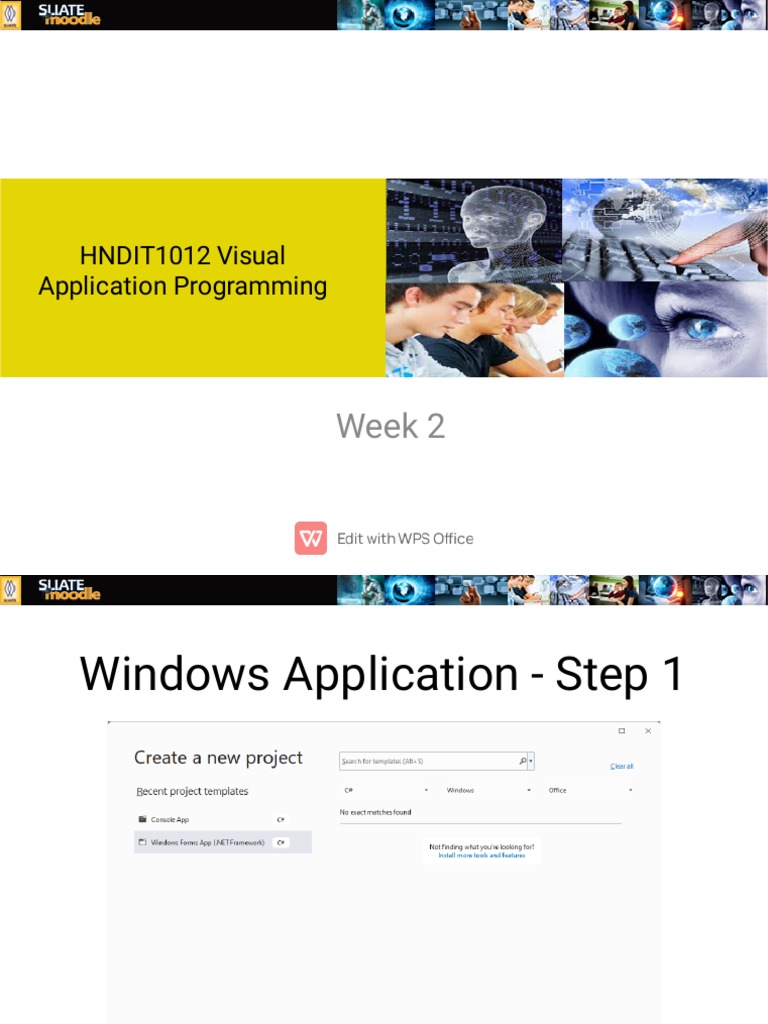 Week 2 Hndit1012 Visual Application Programming Pdf Integer Computer Science Software