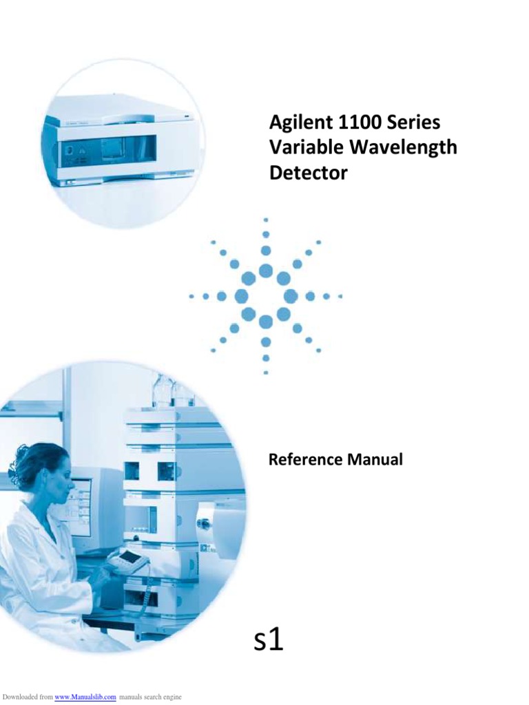 Agilent 1100 Series Variable Wavelength Detector: Reference Manual ...