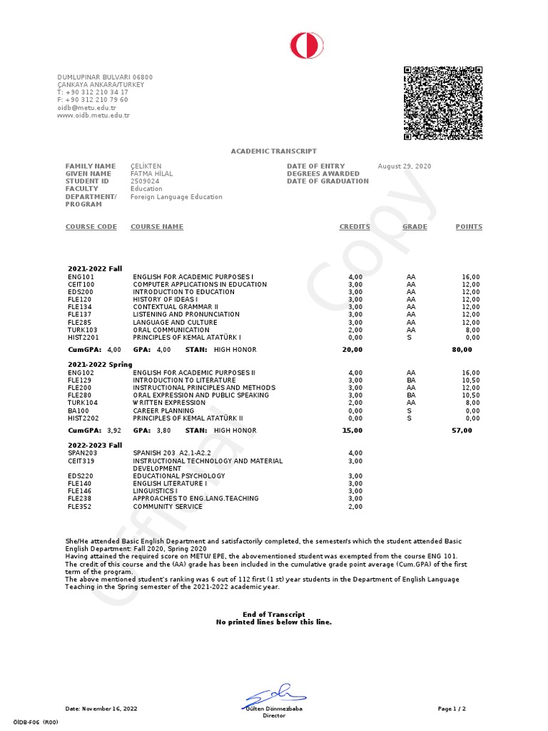 Transcript | PDF | Thesis | Doctorate