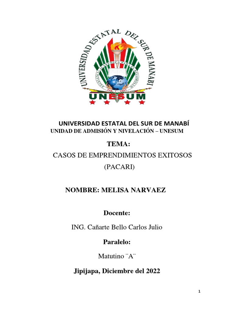 Éxito de Pacari: Chocolate Ecuatoriano | PDF | Chocolate | Ecuador