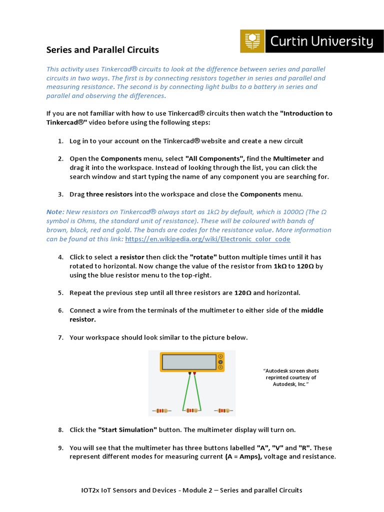 2_Lab 2.2 Series_and_Parallel_Circuits | PDF | Series And Parallel ...