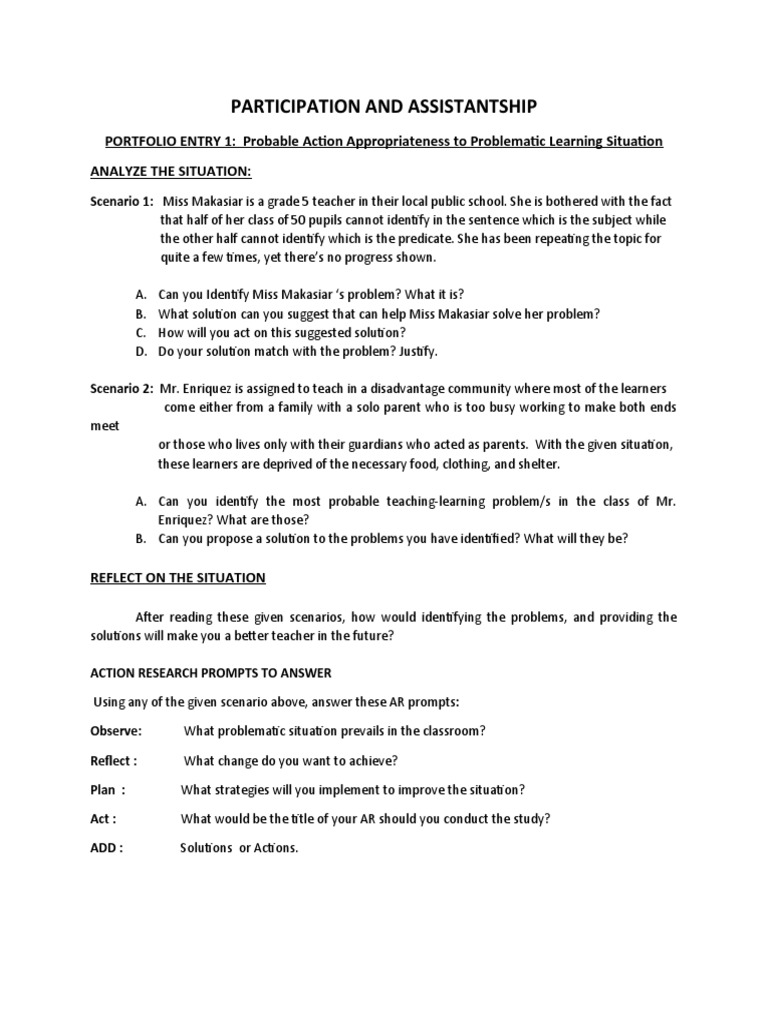 Portfolio Entries | PDF | Learning | Classroom Management
