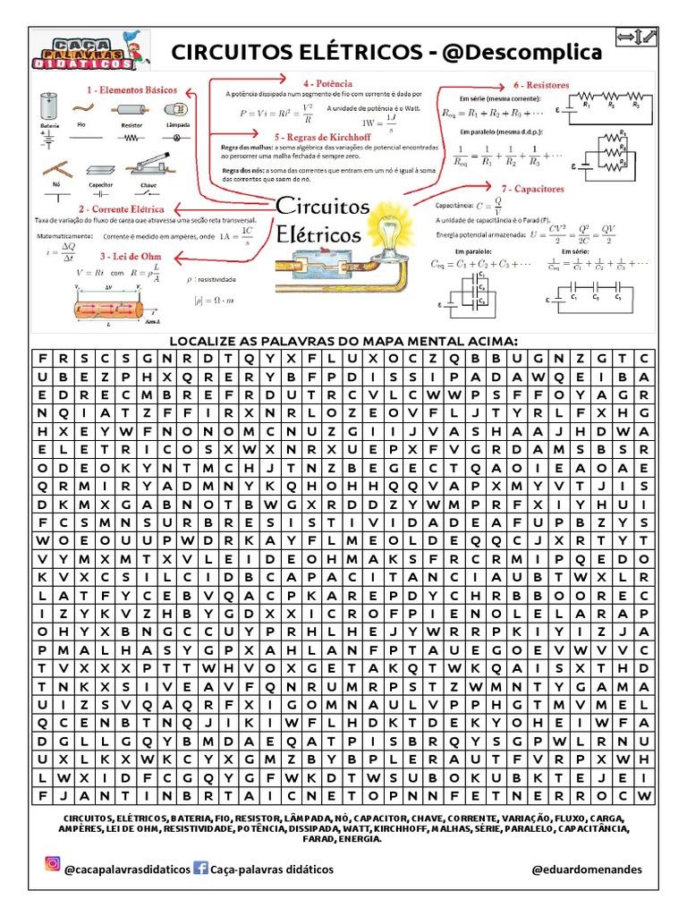 Circuitos elétricos básicos | PDF | Engenharia | Potência (Física)