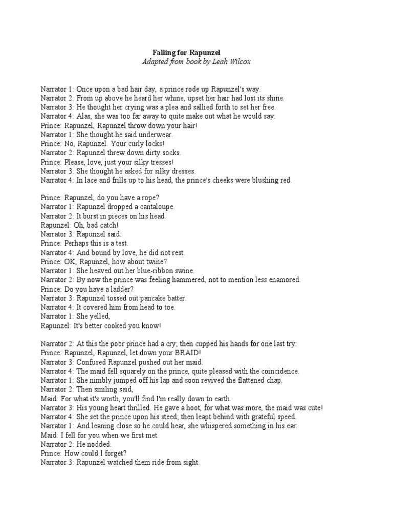 Falling For Rapunzel | PDF