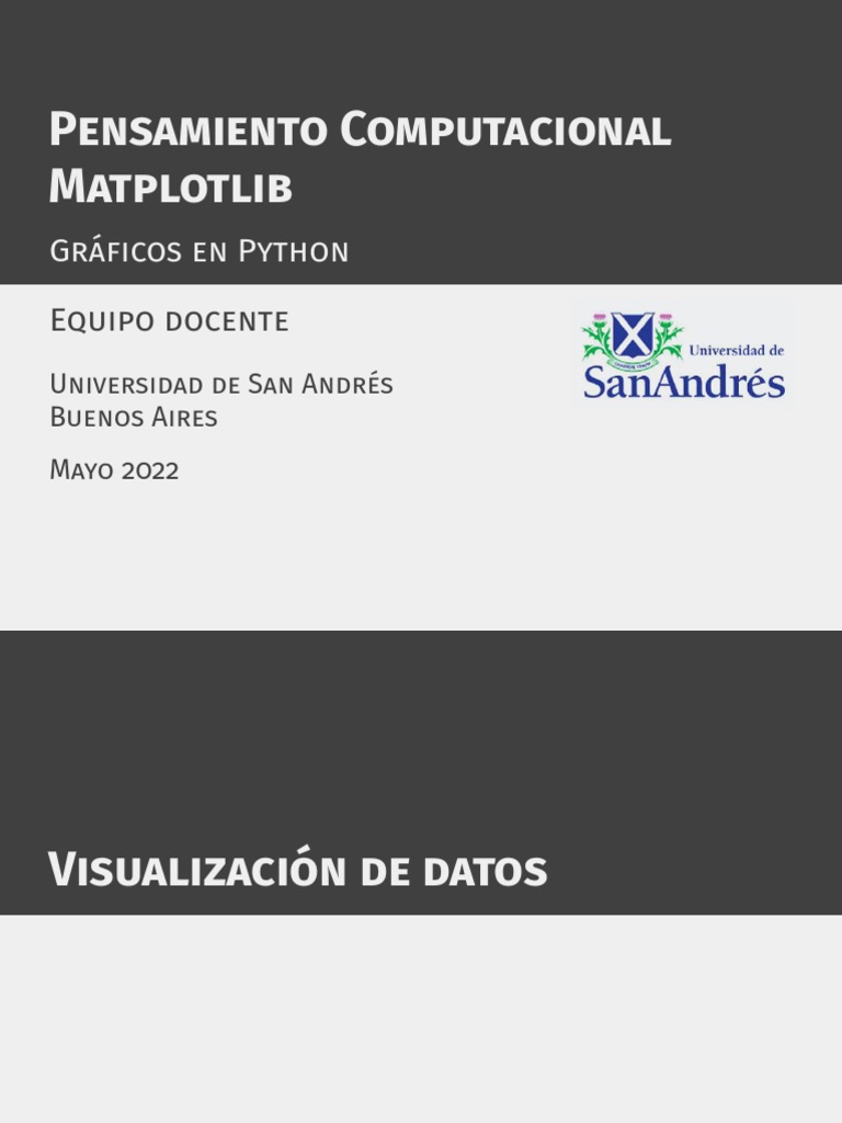 Mat Plot Lib | PDF | Ciencia computacional | Ciencias de la Computación