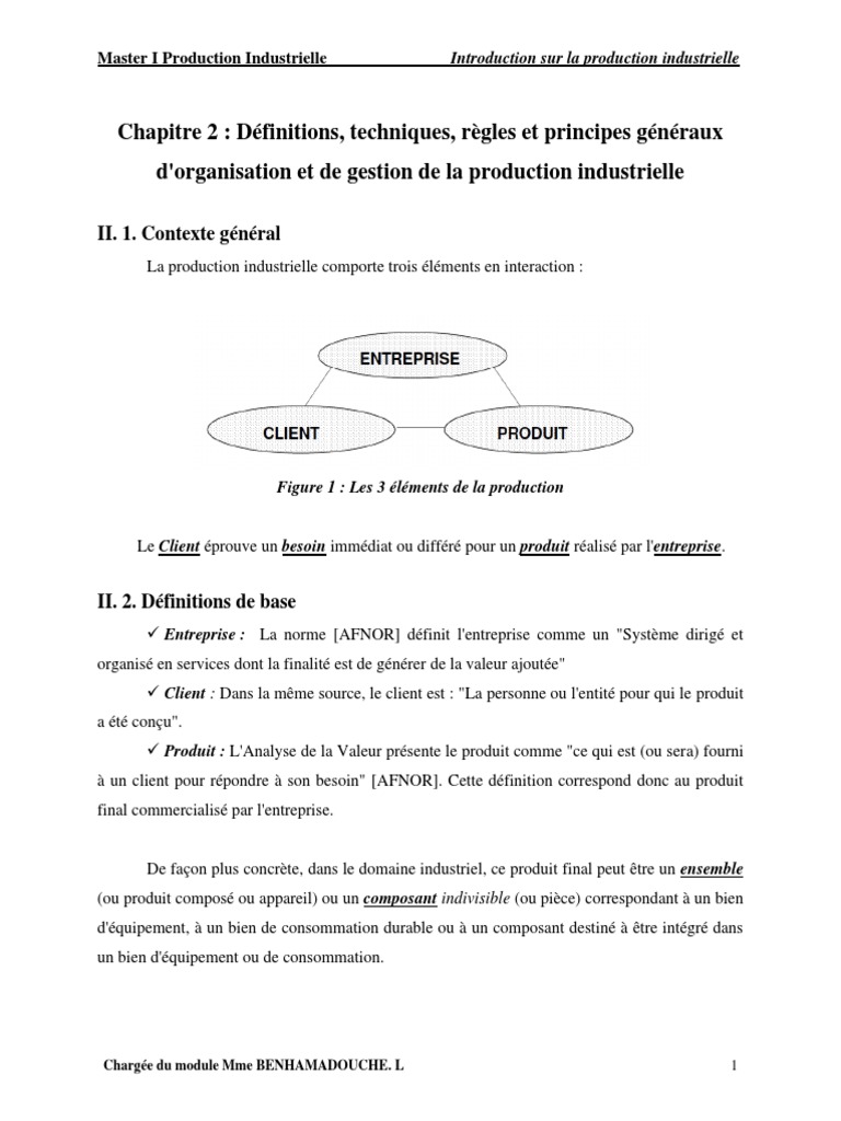 Cours Production Industrielle | PDF | Inventaire | Business