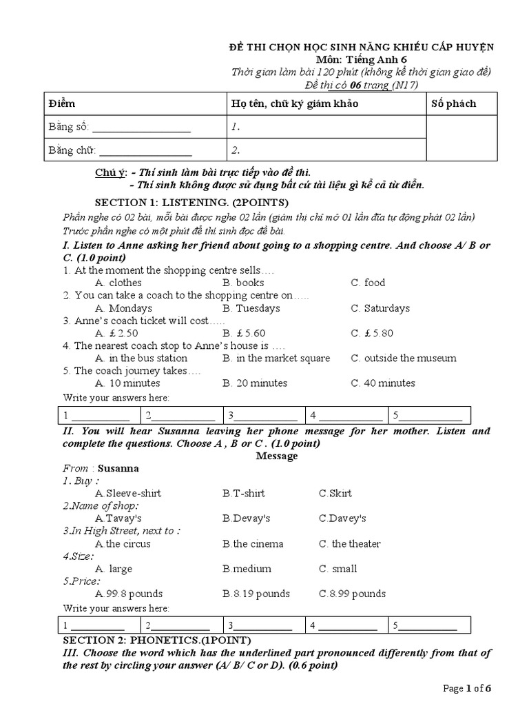 Anh HSG | PDF | English Language