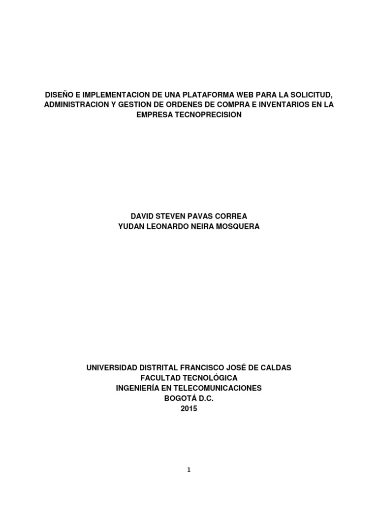 Pavas Correa David Steven 2015 | PDF | Ruby on Rails | Ruby (lenguaje ...
