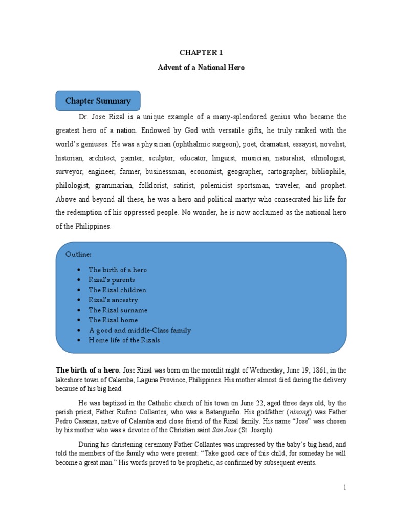 Rizal Chapter 1 25 1 | PDF | History
