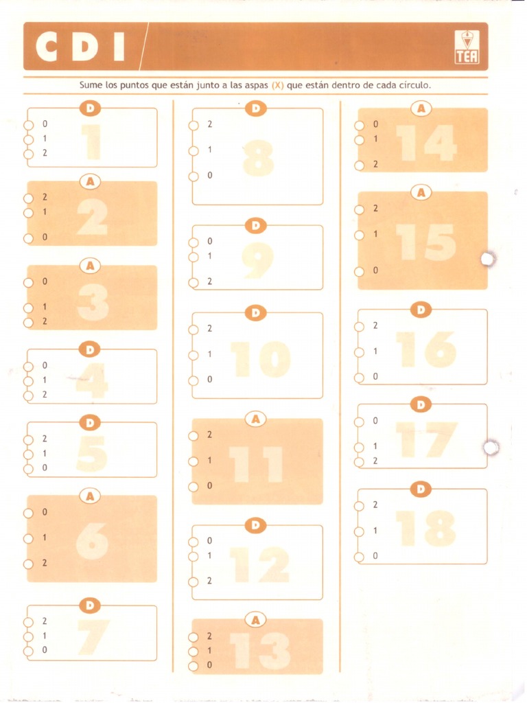 CDI. Corrección | PDF
