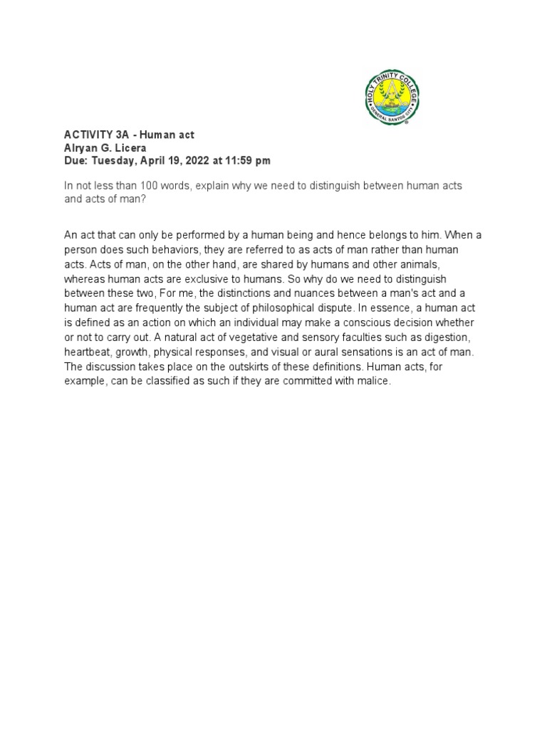 Activity 3a | PDF | Science & Mathematics