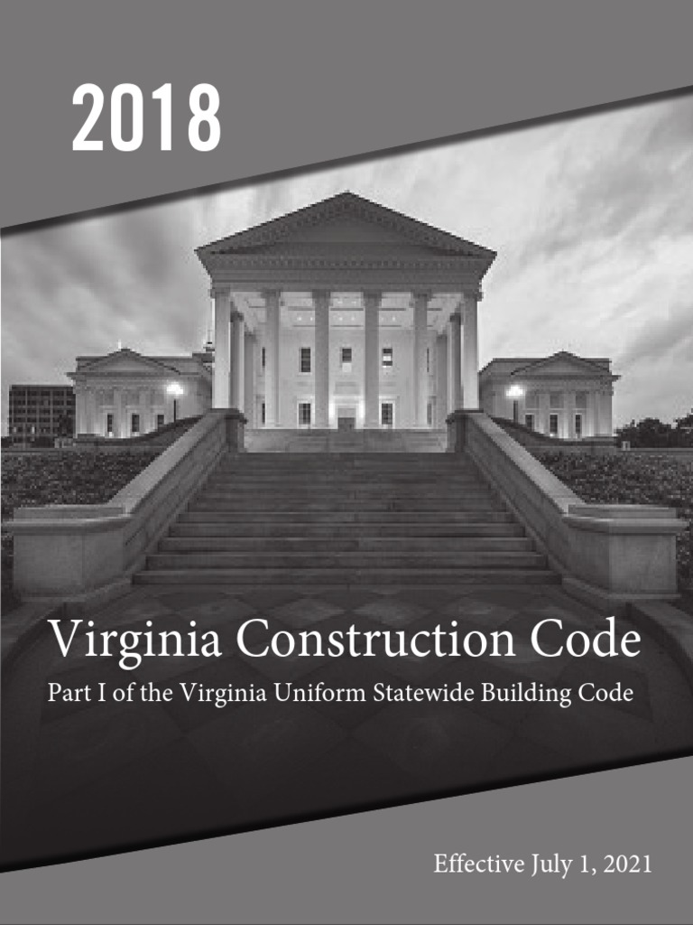 2018 Virginia Construction Code | PDF | Building Code | Economic Sectors