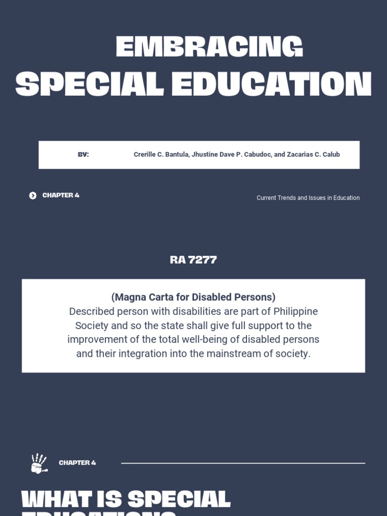 Embracing Special Education Chapter 4 | PDF | Special Education ...