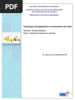 Methodes D'exploitation Des Carrières | PDF | Carrière (géologie ...
