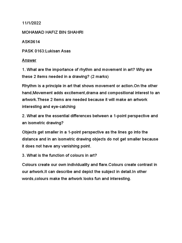 Basic Drawing | PDF | Perspective (Graphical) | Composition (Visual Arts)